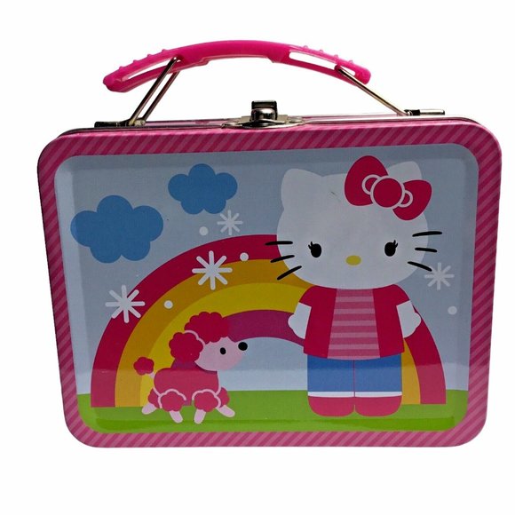 Hello Kitty | Other | Hello Kitty Pink Mini Tin Lunch Box By Sanrio ...